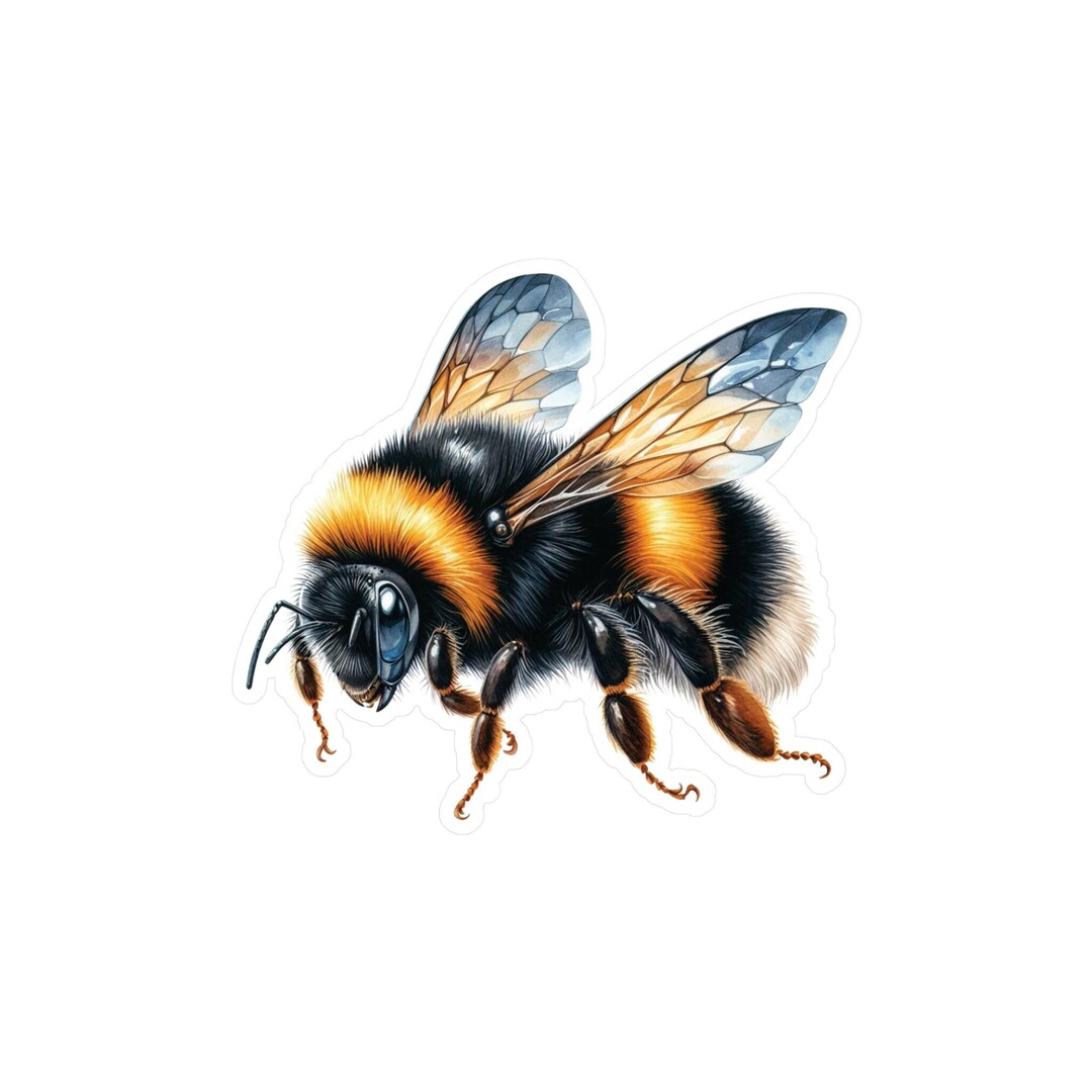 Bee Vinyl Decal Sticker Nature Lover Gift, Honeybee Laptop Decal ...