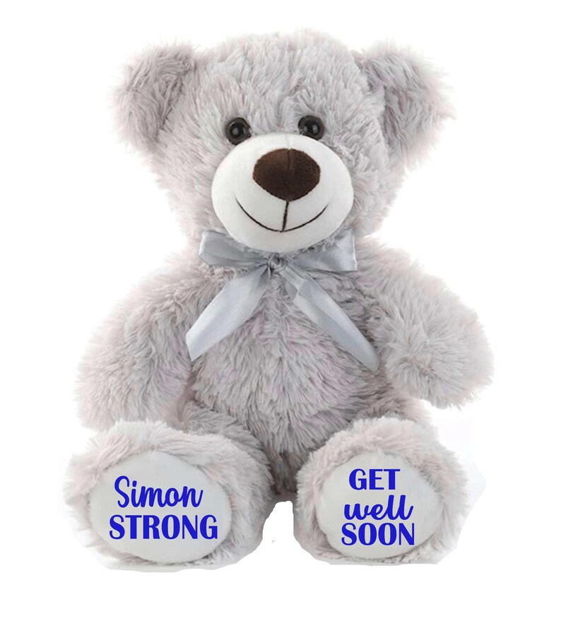 Get Well Soon Bear. Cancer Teddy Bear. Cancer Bear. Cancer Gift. Cancer ...