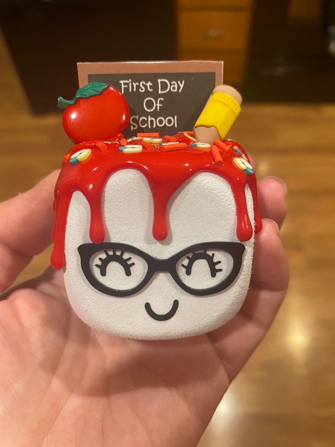 Faux Marshmallow Buddy, Teachers Gifts, Back to School, Tiered Tray ...