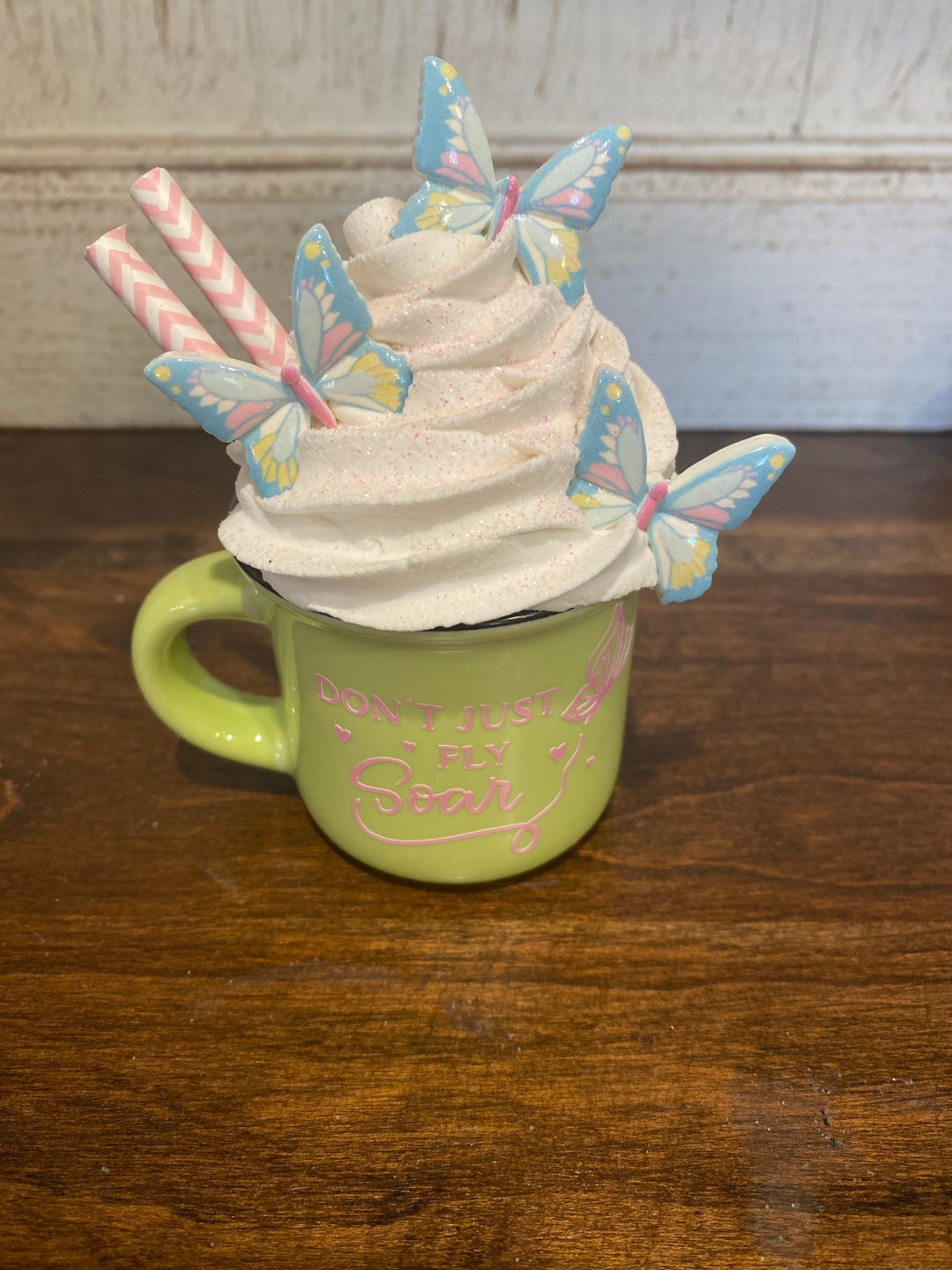 Faux Whip, Tiered Tray Decor, Butterfly, Fake Bake, Faux Food, Faux ...