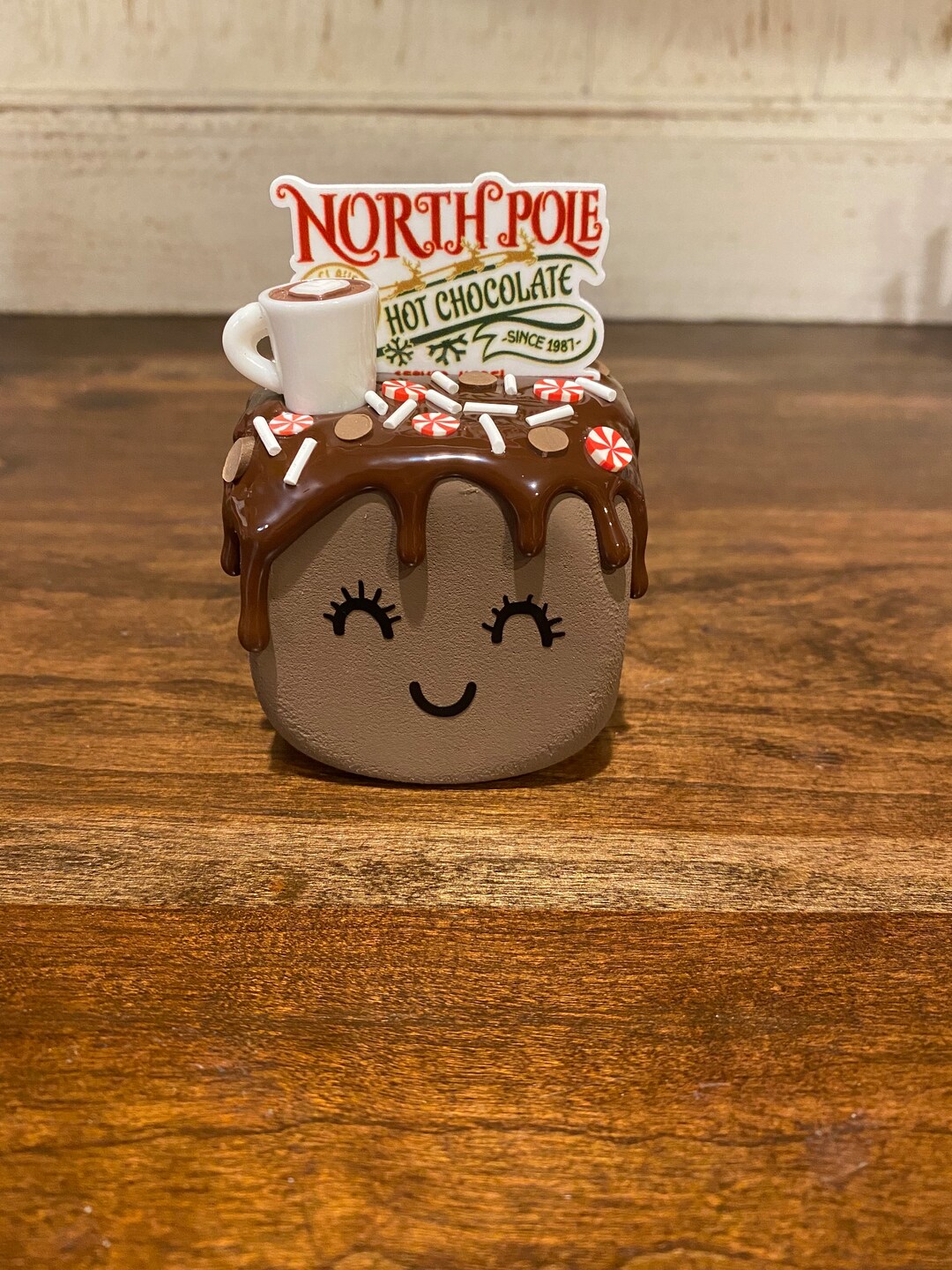 Faux Marshmallow Buddy, Hot Cocoa, Fall/christmas Tiered Tray Decor ...