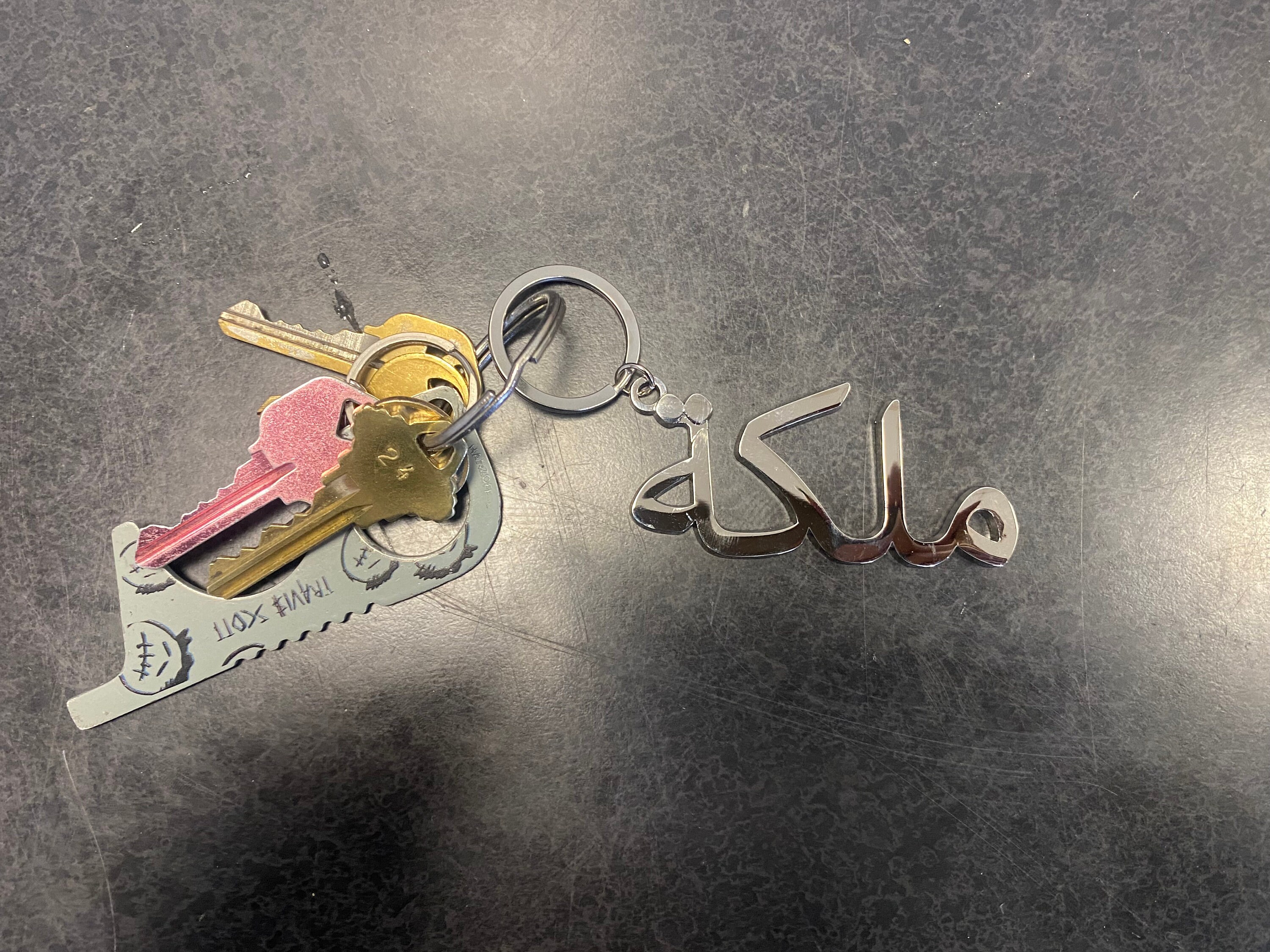 Customized Keychains With Arabic Letters - Etsy