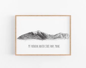 Katahdin Print - Etsy