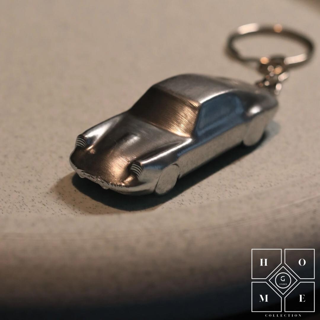 3D Printed Porsche-inspired Keychain - Etsy
