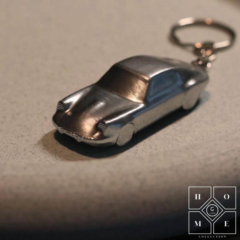 3D Printed Porsche-inspired Keychain - Etsy