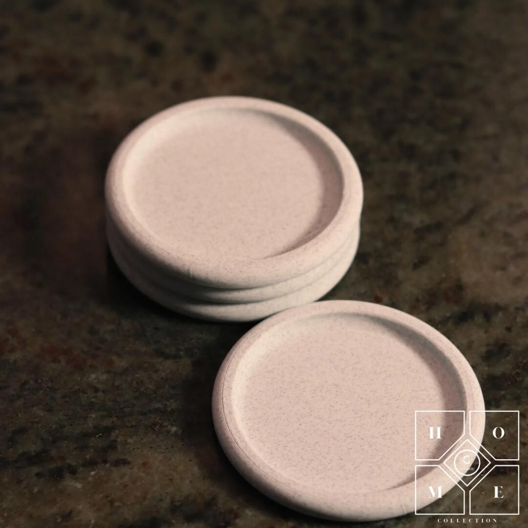 3D Printed Coaster Set – Set of 4 Drink Coasters - Etsy