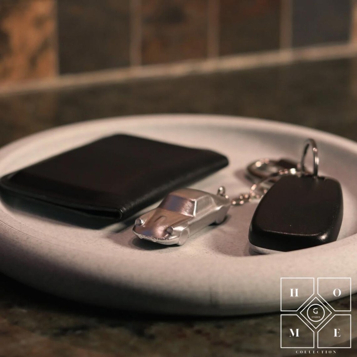 3D Printed Porsche-inspired Keychain - Etsy