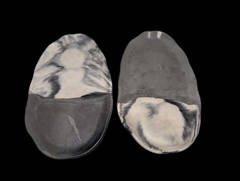 Irregular Oval Concrete Tray | Modern Decorative Dish | Half & Half ...