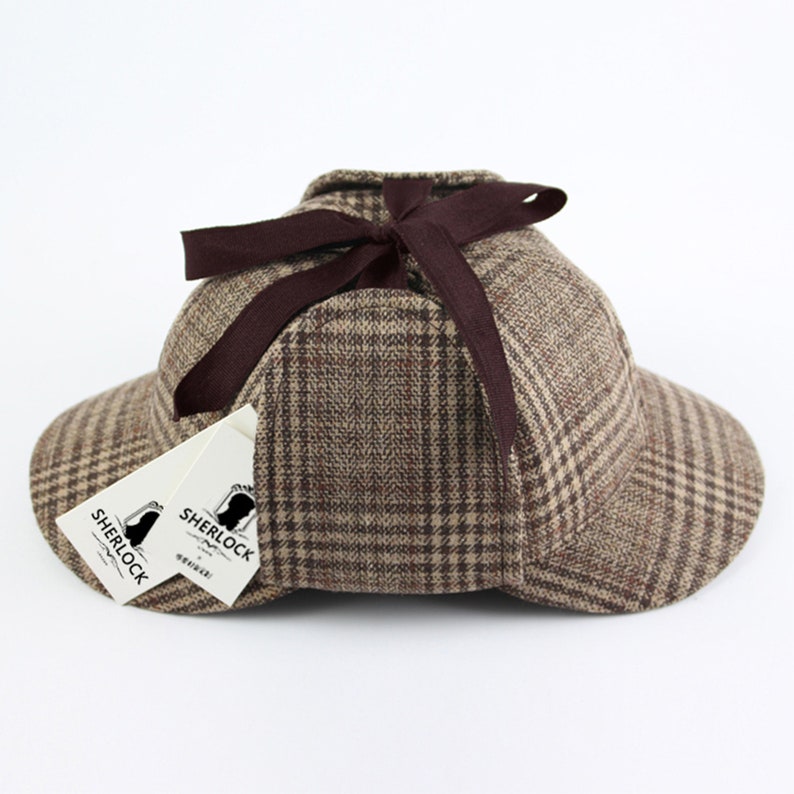 Sherlock Holmes Hat Wide Brim Bucket Hats Vintage Hat - Etsy