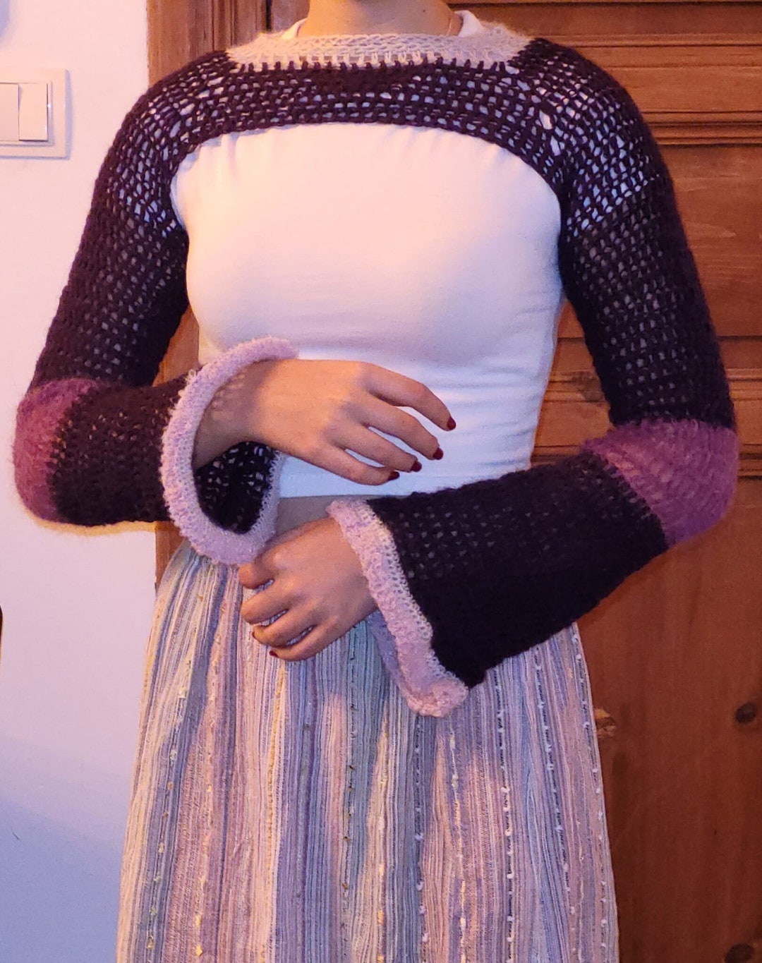Shrug Crochet Sleeves Arm Warmer - Etsy