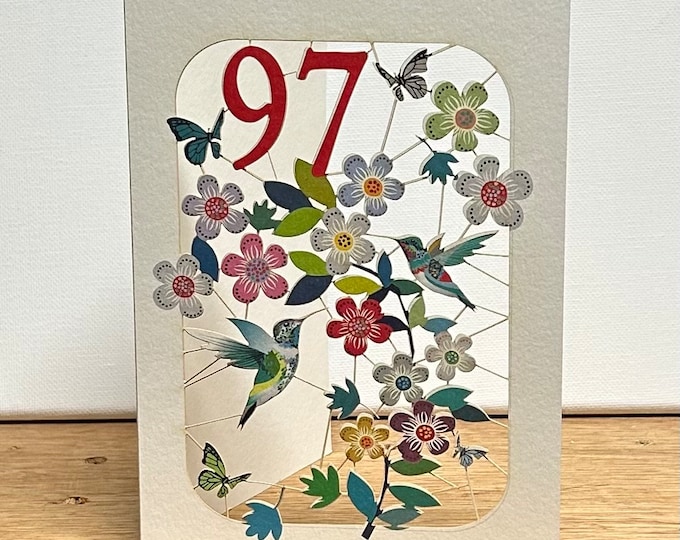 Happy 97th Birthday - Funny 97th Birthday Card - 97 Years Old - a Witty ...