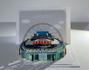 Pop up Stadium Card - Etsy