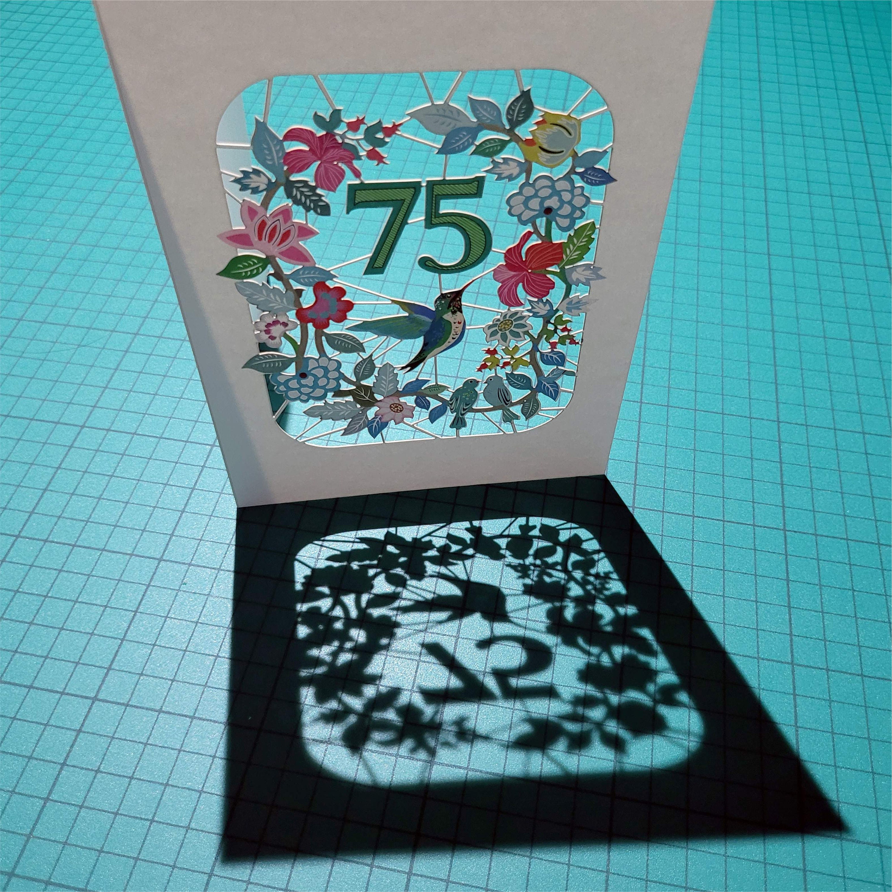 75th Birthday Card Age 75th Birthday Card 75 Age Birthday - Etsy