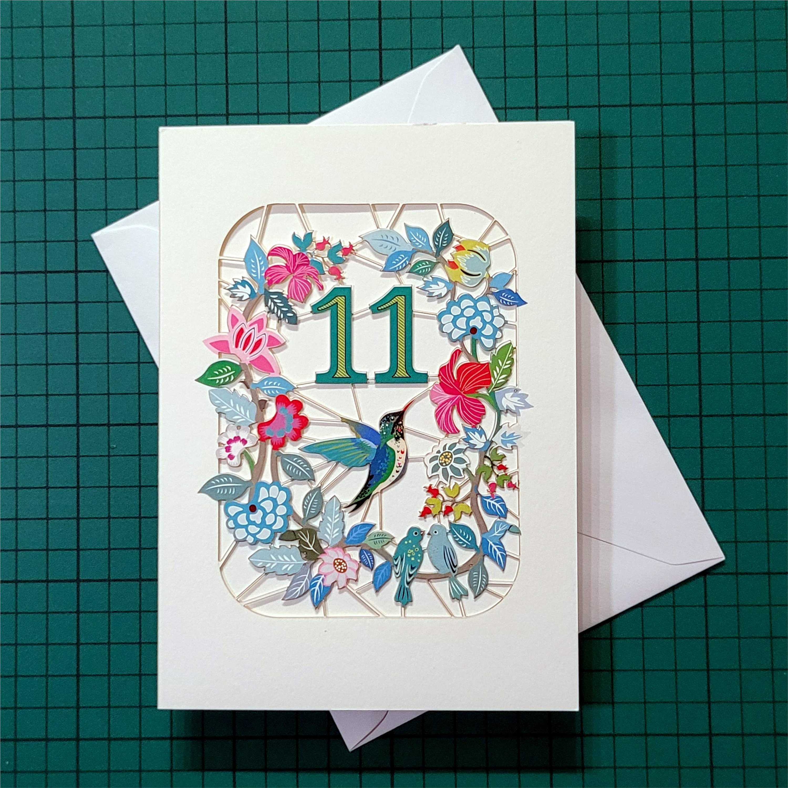 11th Birthday Card Age 11th Birthday Card 11 Age Birthday - Etsy