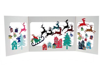 3d Christmas Card - Etsy UK