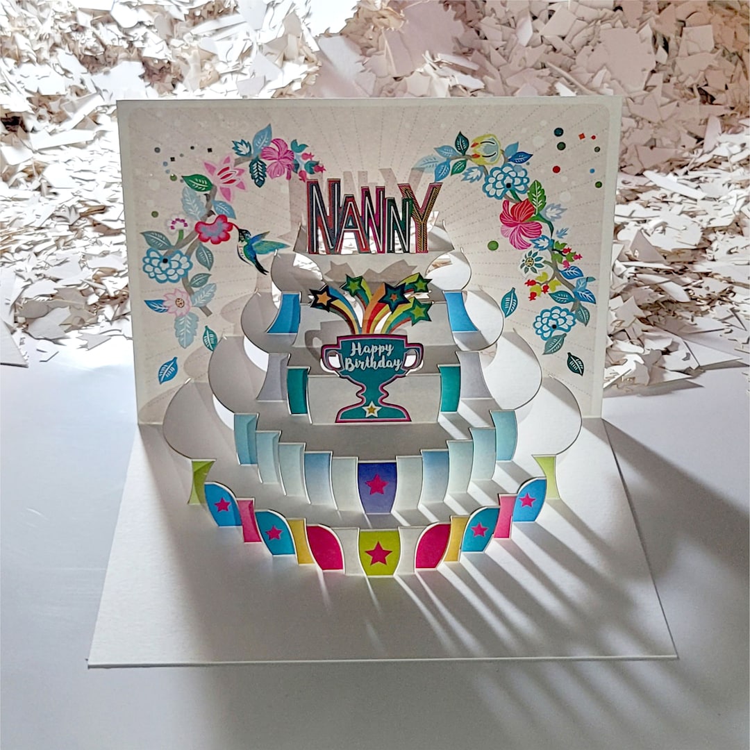 Nanny Birthday Card - ''happy Birthday'' - Unique Nanny Birthday Card ...