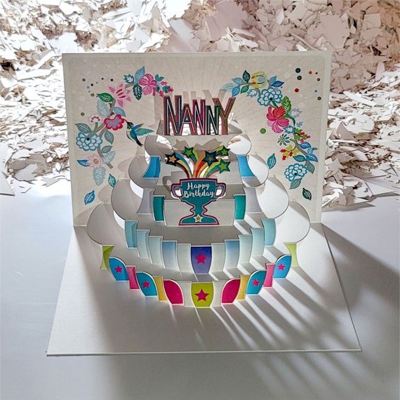 Nanny Birthday Card ''happy Birthday'' - Etsy