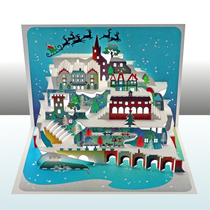 3d Christmas Card - Etsy UK