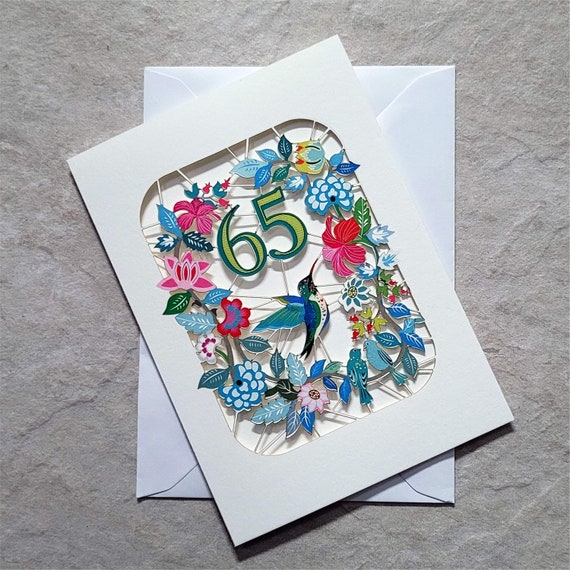 65th Birthday Card Age 65th Birthday Card 65 Age Birthday | Etsy