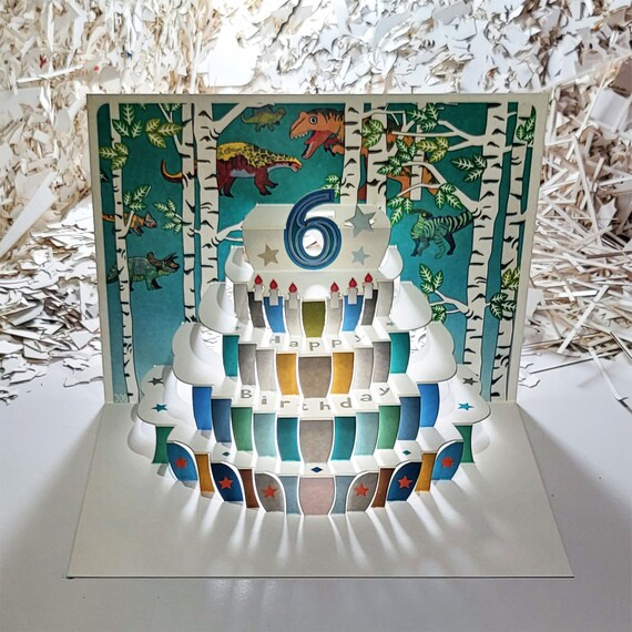 6th Birthday Dinosaurs ''happy Birthday'' - Etsy