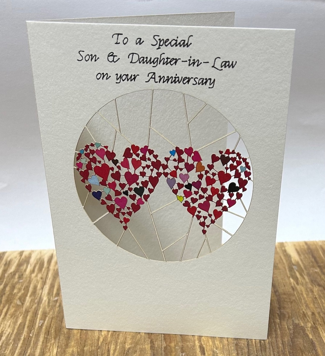 Son & Daughter in Law Anniversary Card, Wedding Anniversary ...