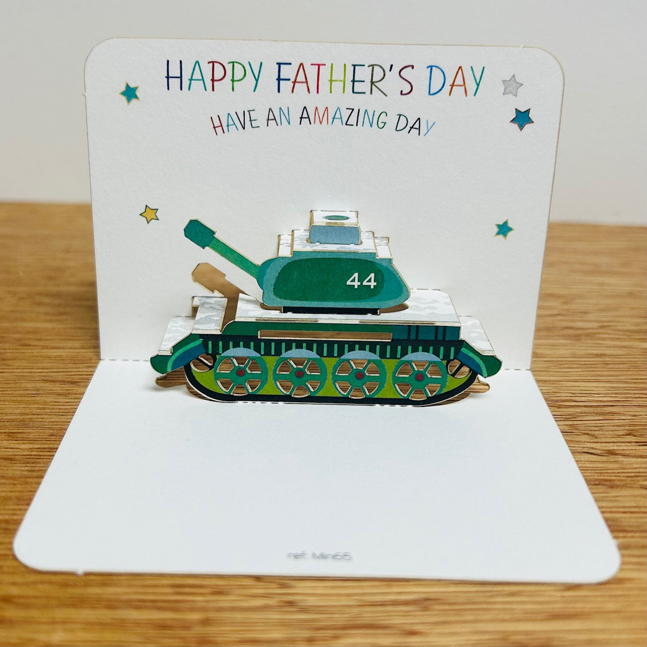 Tank Fathers Day Card, Army Tank, Happy Fathers Day, Card for Him, Mini ...