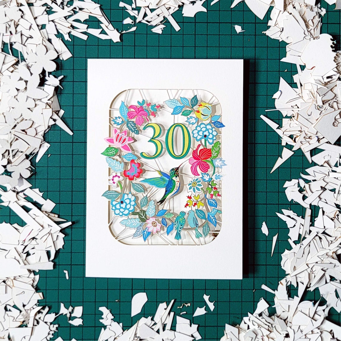 30th Birthday Card Age 30th Birthday Card 30 Age Birthday - Etsy UK