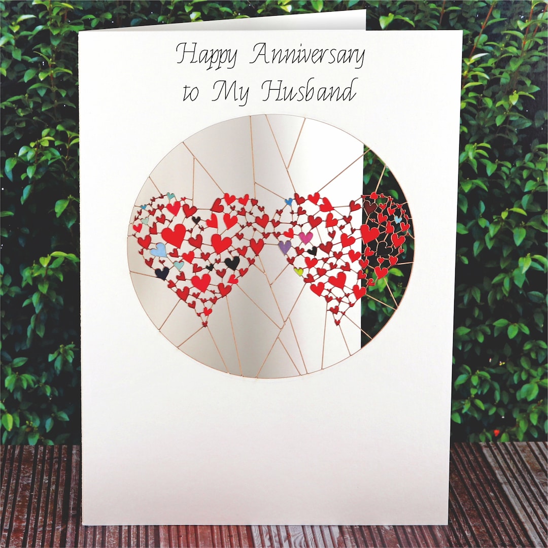 Husband Anniversary Card, Wedding Anniversary, Anniversary Gift, to My ...