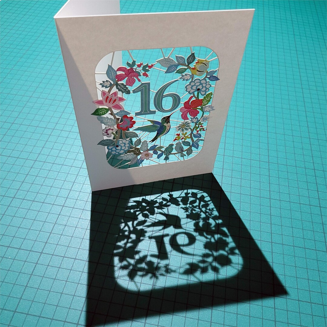 16th Birthday Card, Age 16th Birthday Card, 16 Age Birthday Card, Card ...