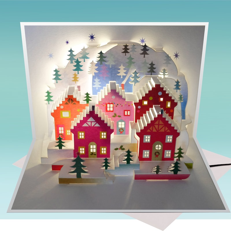 3d Christmas Card - Etsy