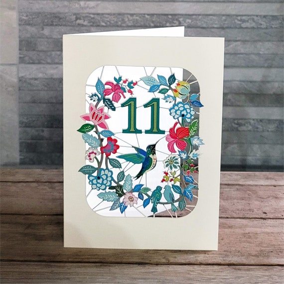 11th Birthday Card Age 11th Birthday Card 11 Age Birthday | Etsy
