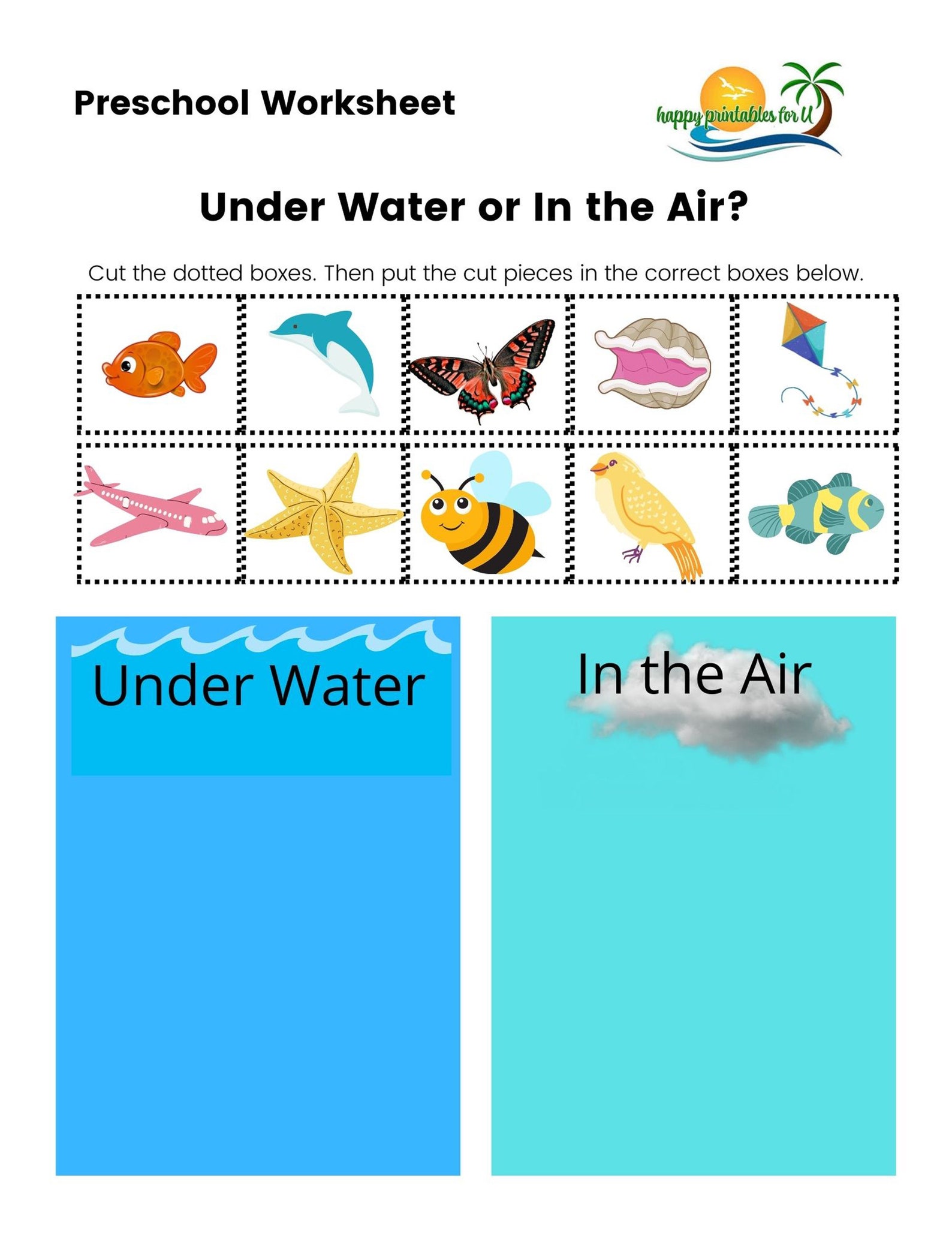 Preschool Worksheet Bundle - Etsy