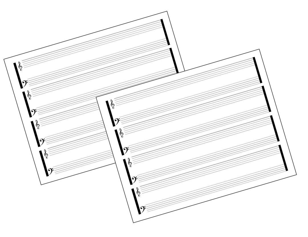 Writing Music Paper - Etsy