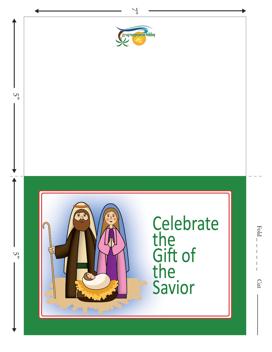 Nativity Greeting Card - Etsy