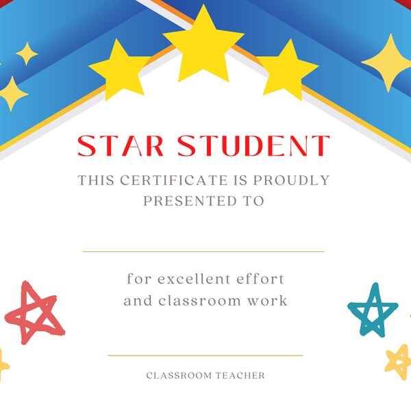 Star Student - Etsy
