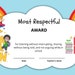 Most Respectful Award - Etsy
