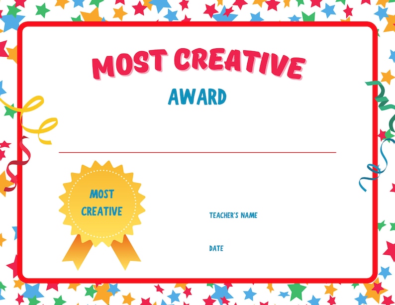 Most Creative Award - Etsy