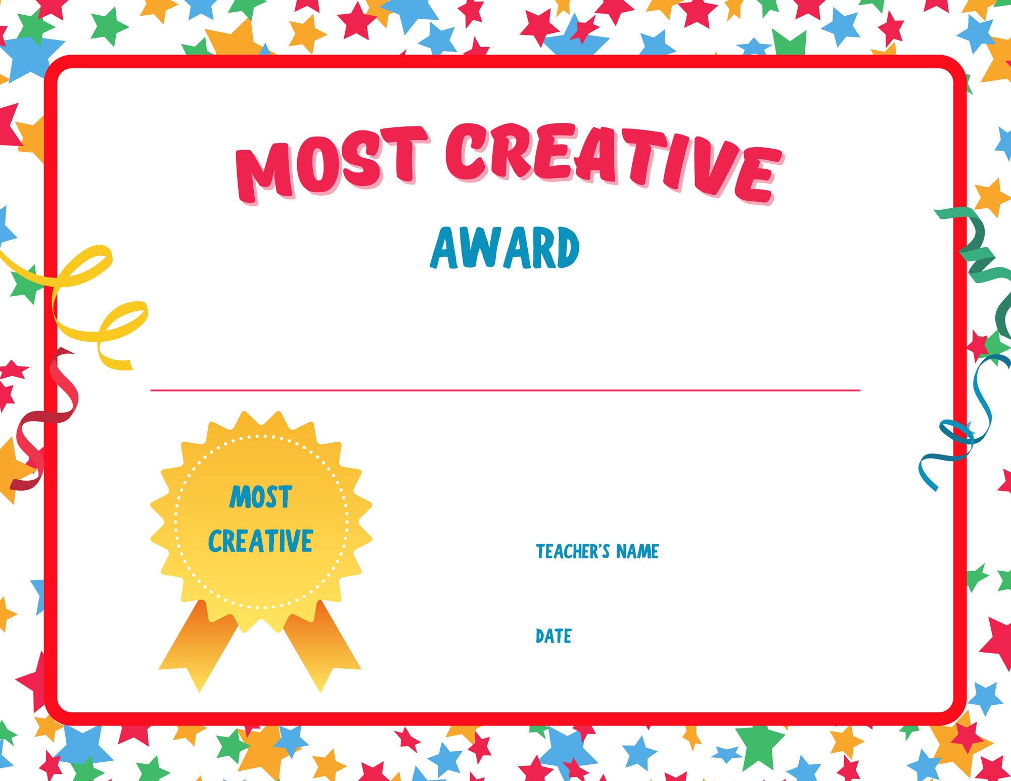 Most Creative Award - Etsy