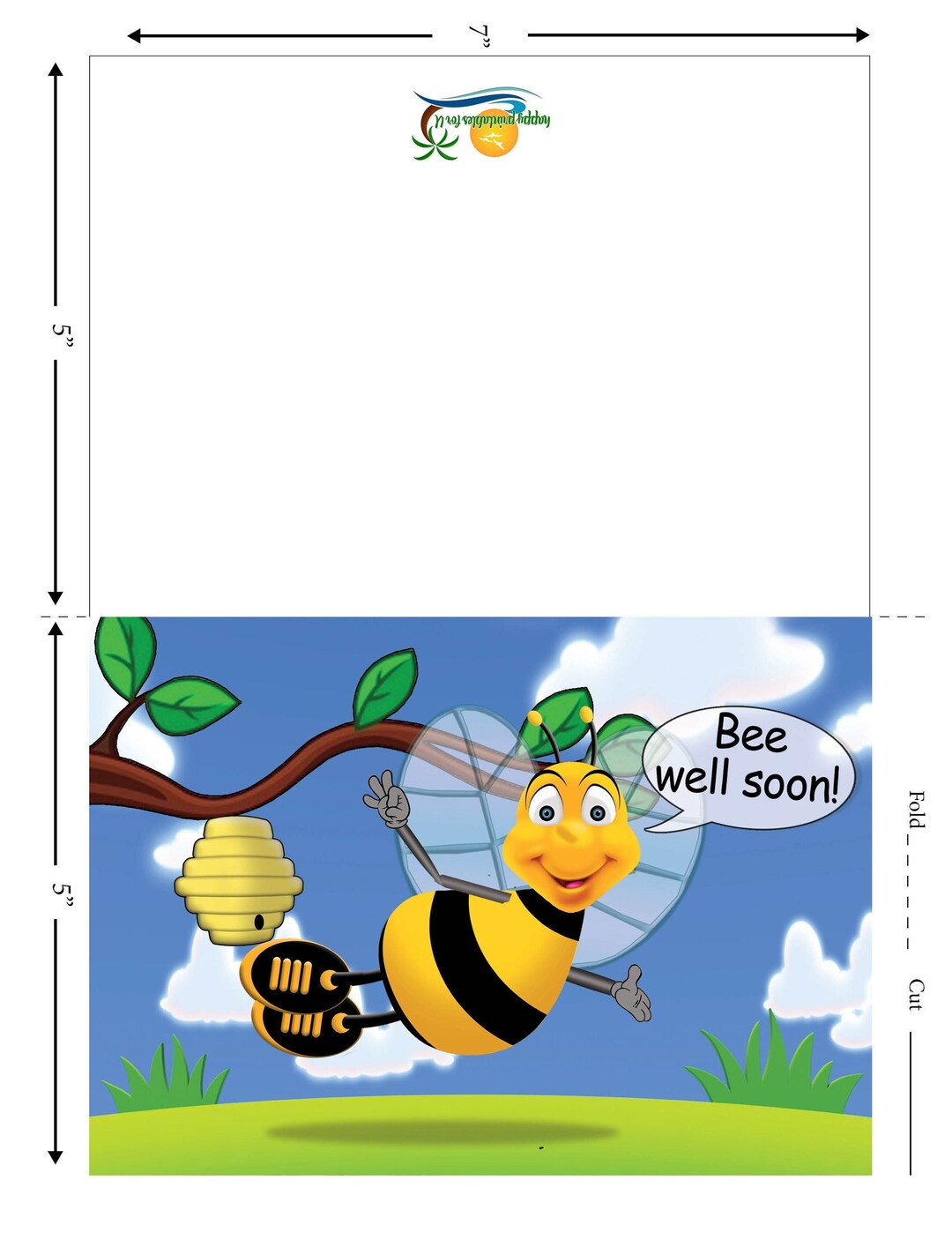 Bee Well Soon Card - Etsy