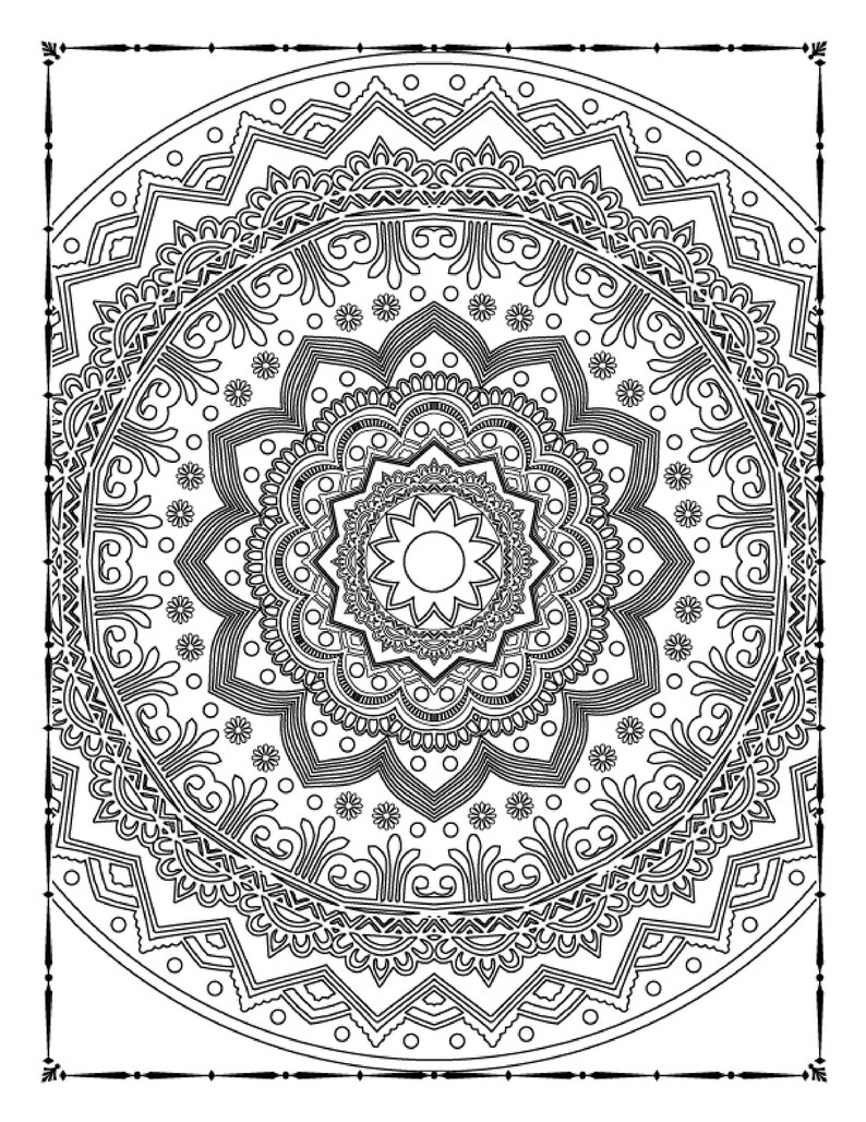 Mandelas Coloring Pages - Etsy