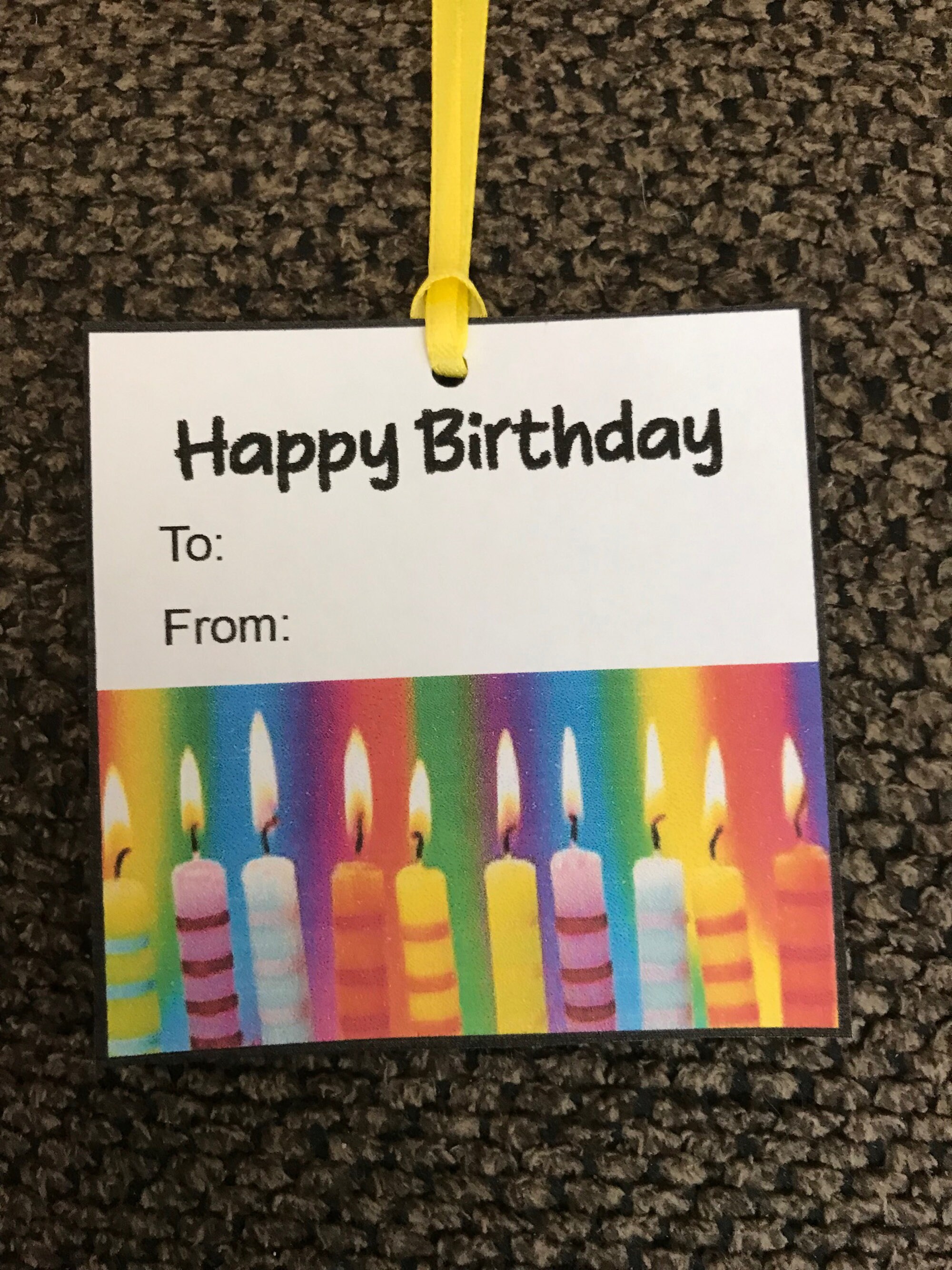 Editable Happy Birthday Tags - Etsy