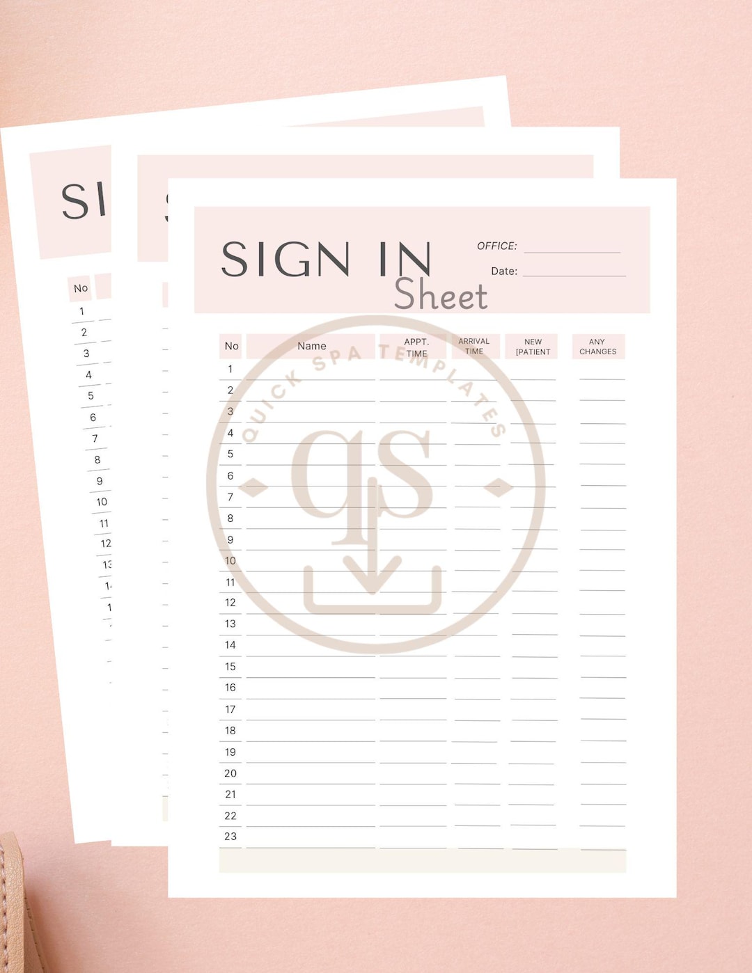 Reception Sign in Sheet - Etsy