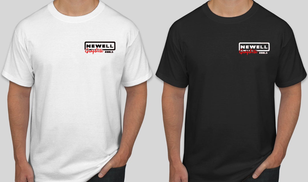 New NEWELL Graphite Reel Logo Custom Vinyl T-shirt S,M,L,XL,2XL Adult ...