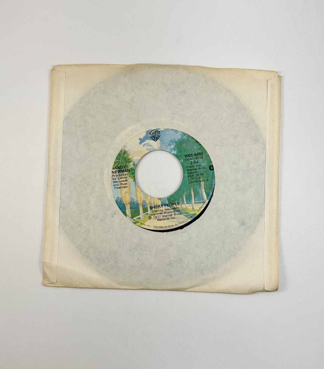 Randy Newman 'short People' 7 45 R P M Single - Etsy
