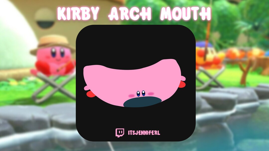 Twitch Emote Kirby Mouthful Mode Emote for Streaming Kirby Mouthful ...