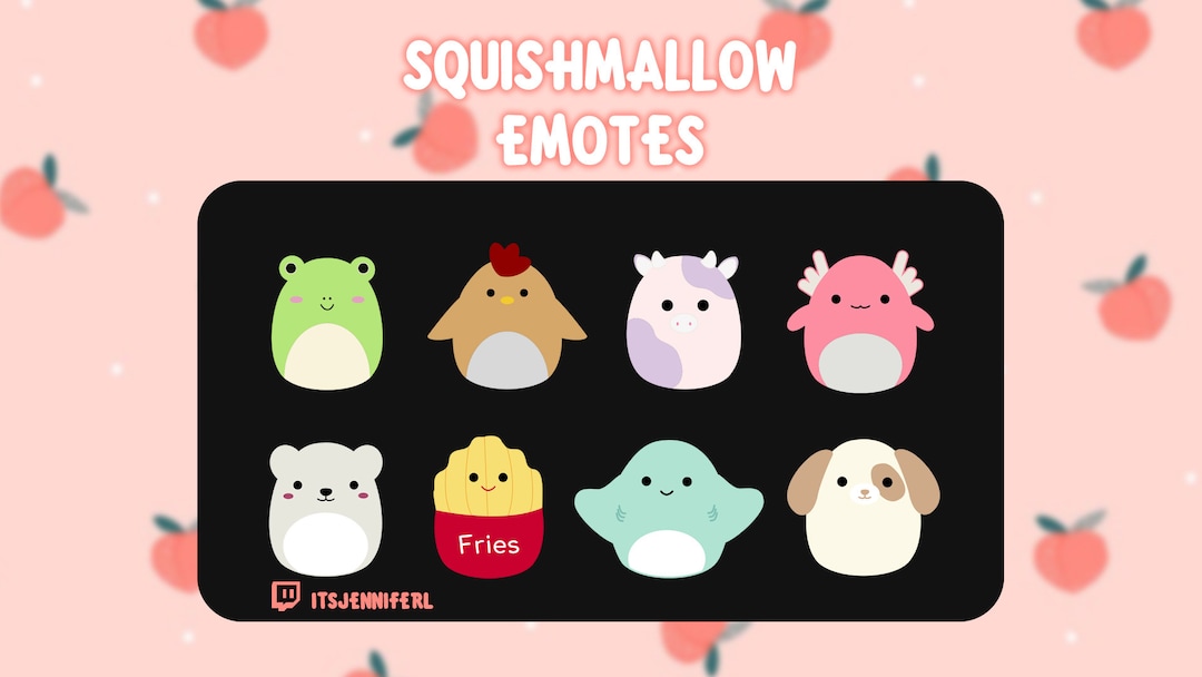 Twitch Emote Cute Squish Mallow Emote for Streaming Squishmallow ...