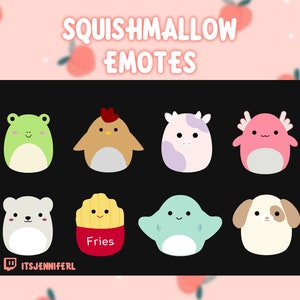 Twitch Emote Cute Squish Mallow Emote for Streaming Squishmallow ...