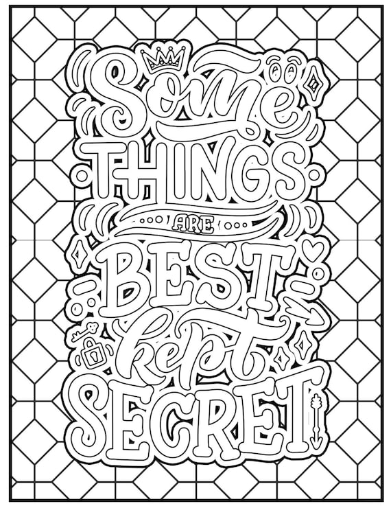 50 Inspirational Self Care Coloring Pages for | Etsy