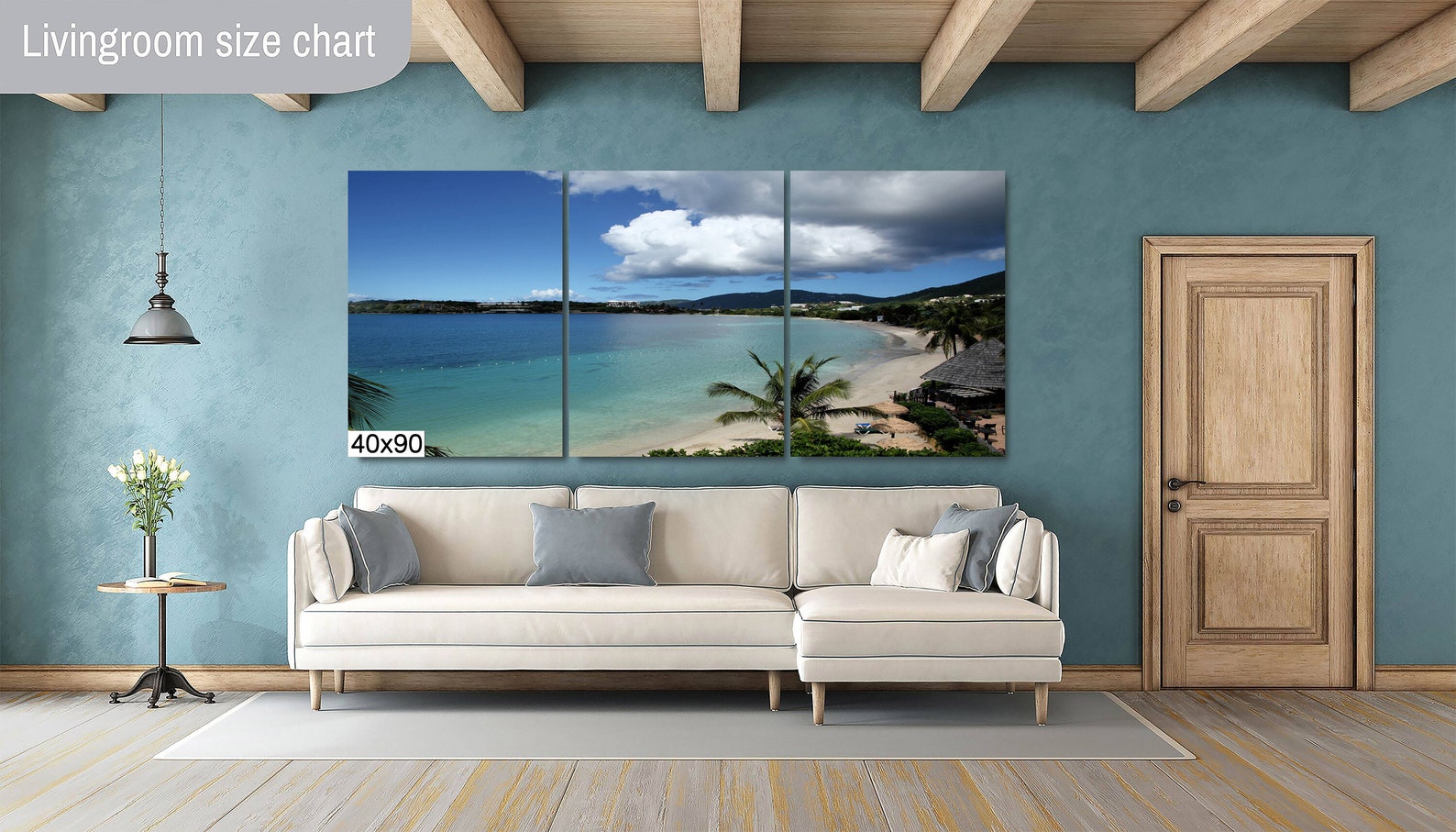 St. Thomas Beach Print: Virgin Island Blue Green Waters - Etsy