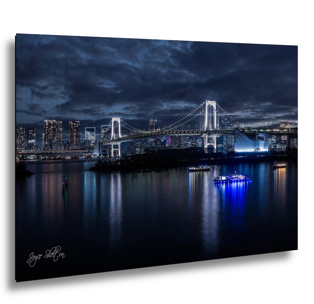 Tokyo Rainbow Bridge Nightscape | Fine Art Cityscape Photography Print ...